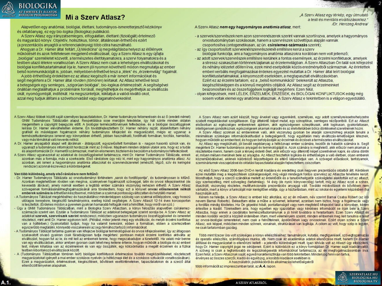 Biologika Szerv Atlasz képgaléria (magyar) - Biologika Szerv Atlasz